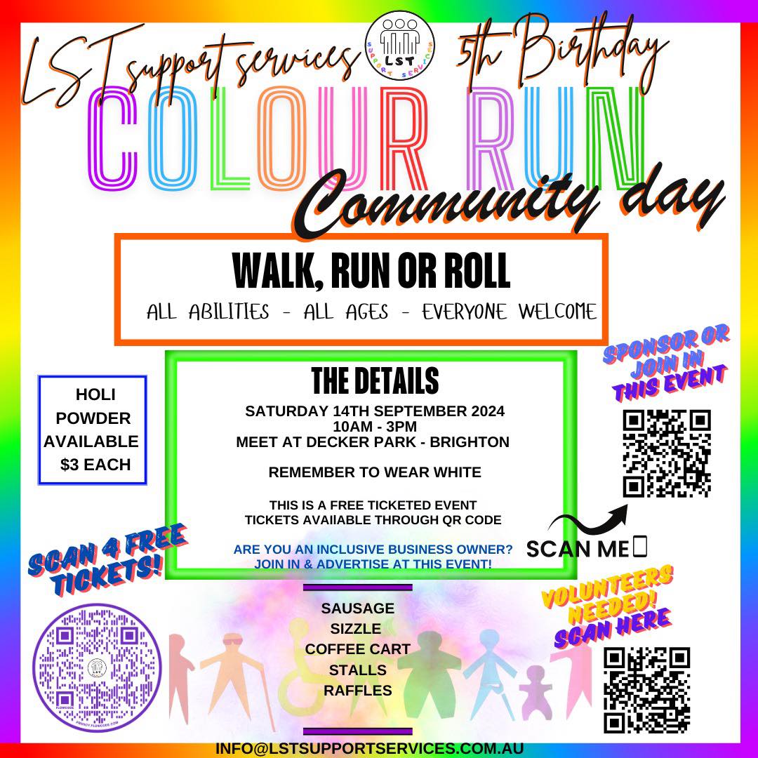 LST Support Services Colour Run