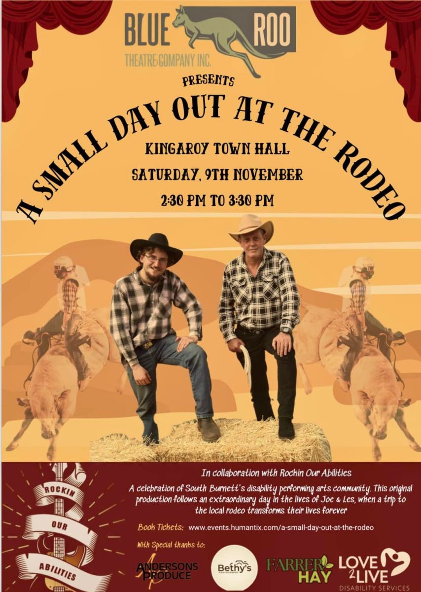 New “A Small Day Out At The Rodeo” flyer